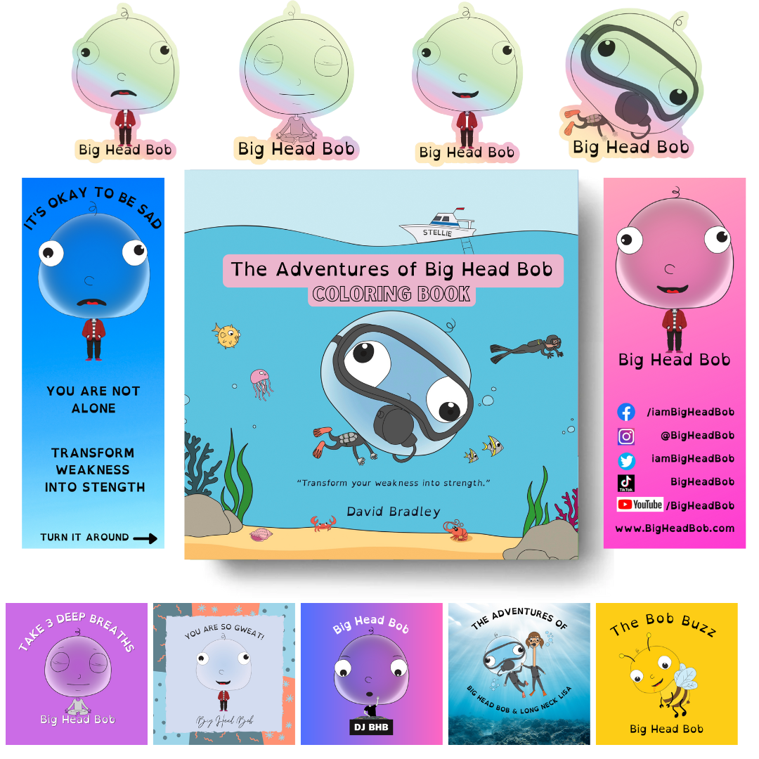 The Big Head Bob Coloring Book!: The Adventures of Big Head Bob - Tran